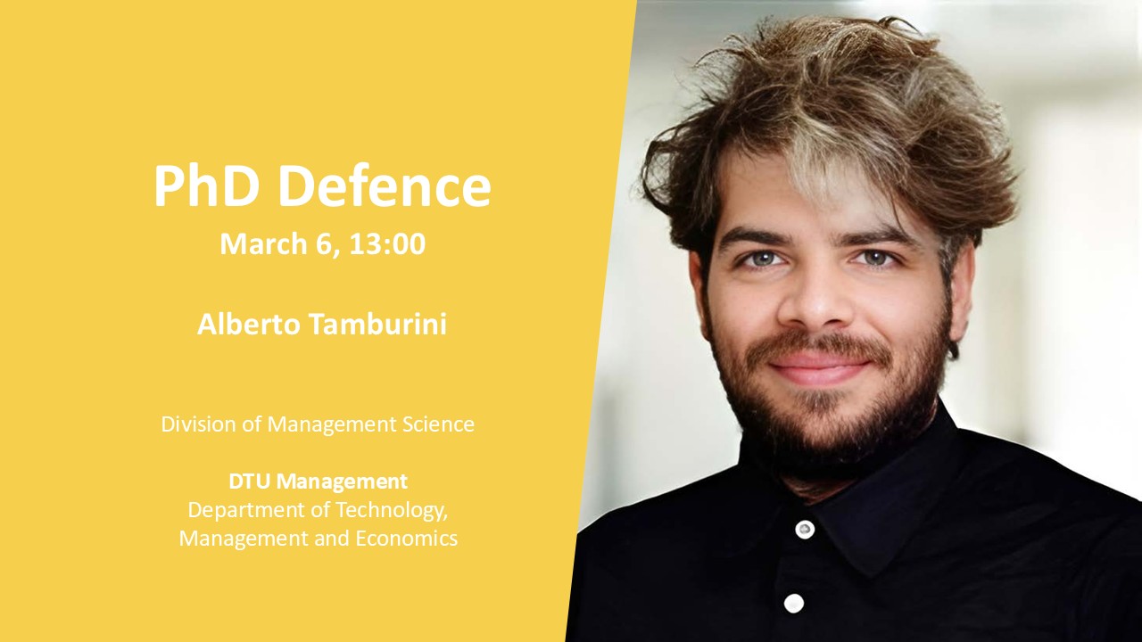 Ph.d.-forsvar Alberto Tamburini